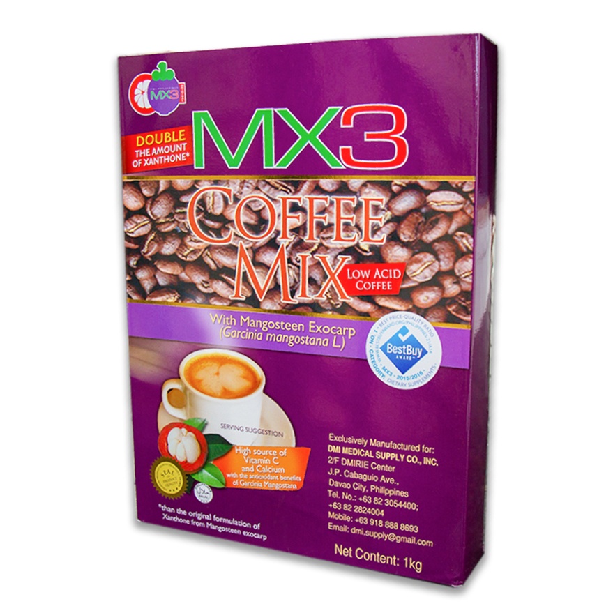 MX3 Coffee Mix with G. Mangostana 1kg | Shopee Philippines
