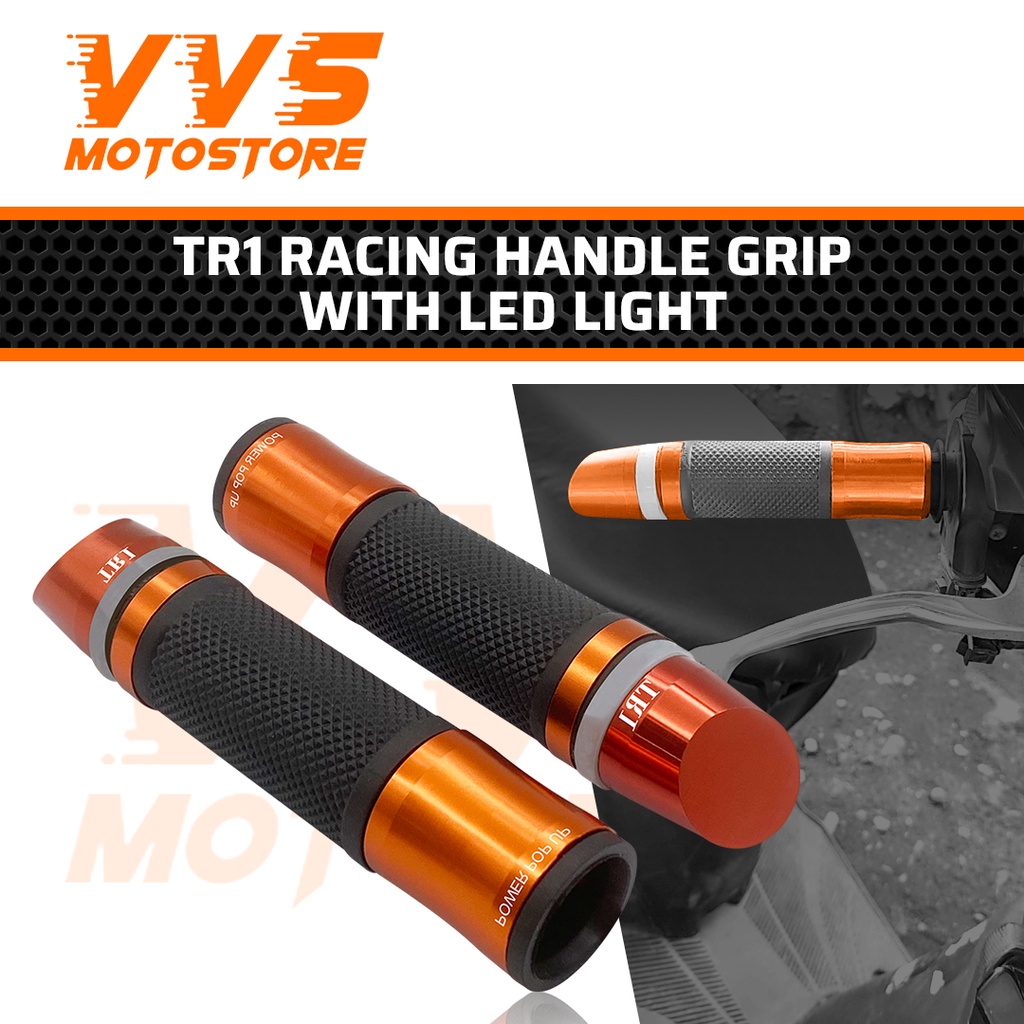 TR1 Racing Handle Grip with LED Light | Shopee Philippines