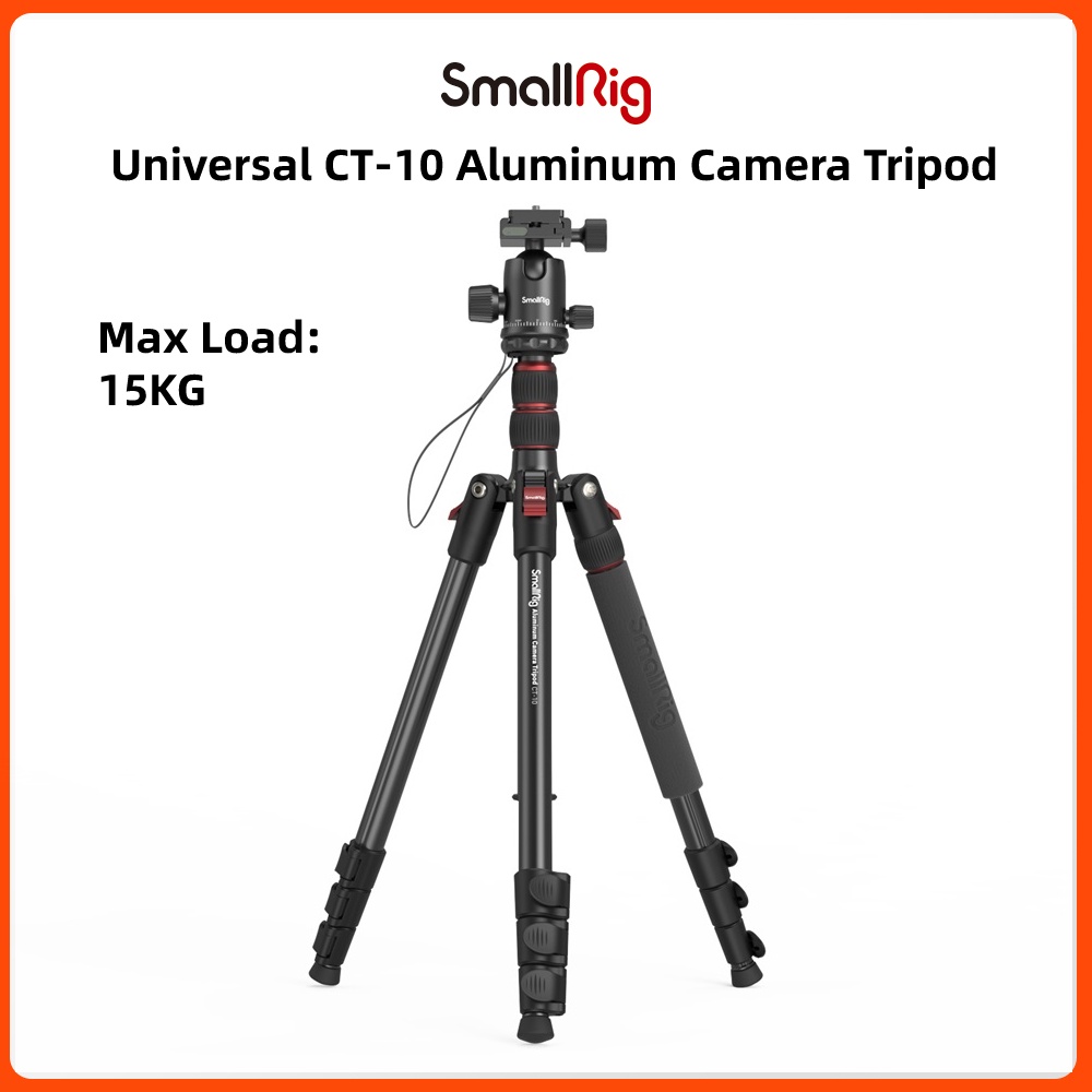 SmallRig 71" Camera Tripod, Foldable Aluminum Tripod & Monopod, 360 ...