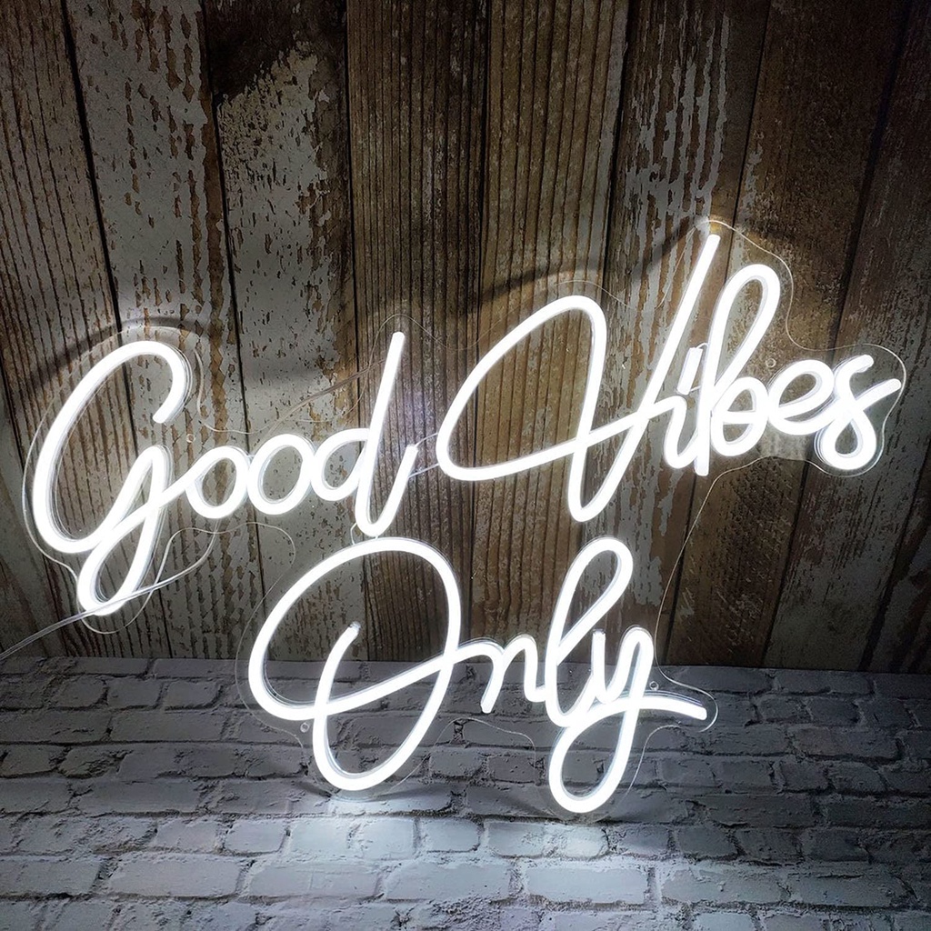 Neon Sign Good Vibes Only Sign for Bachelorette Party Engagement Party ...