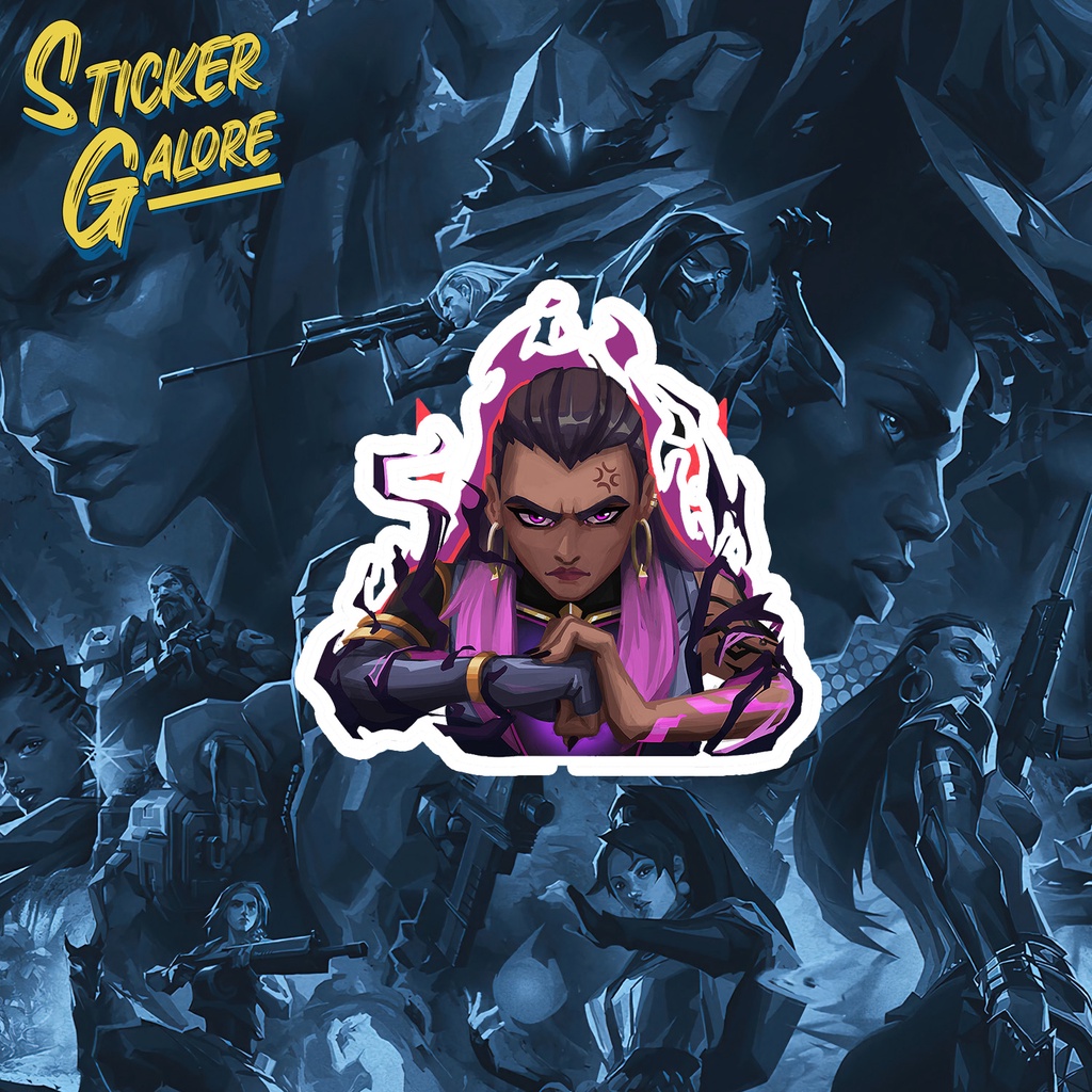 REYNA VALORANT SPRAY STICKERS (WATERPROOF AND SCRATCH PROOF, VINYL ...