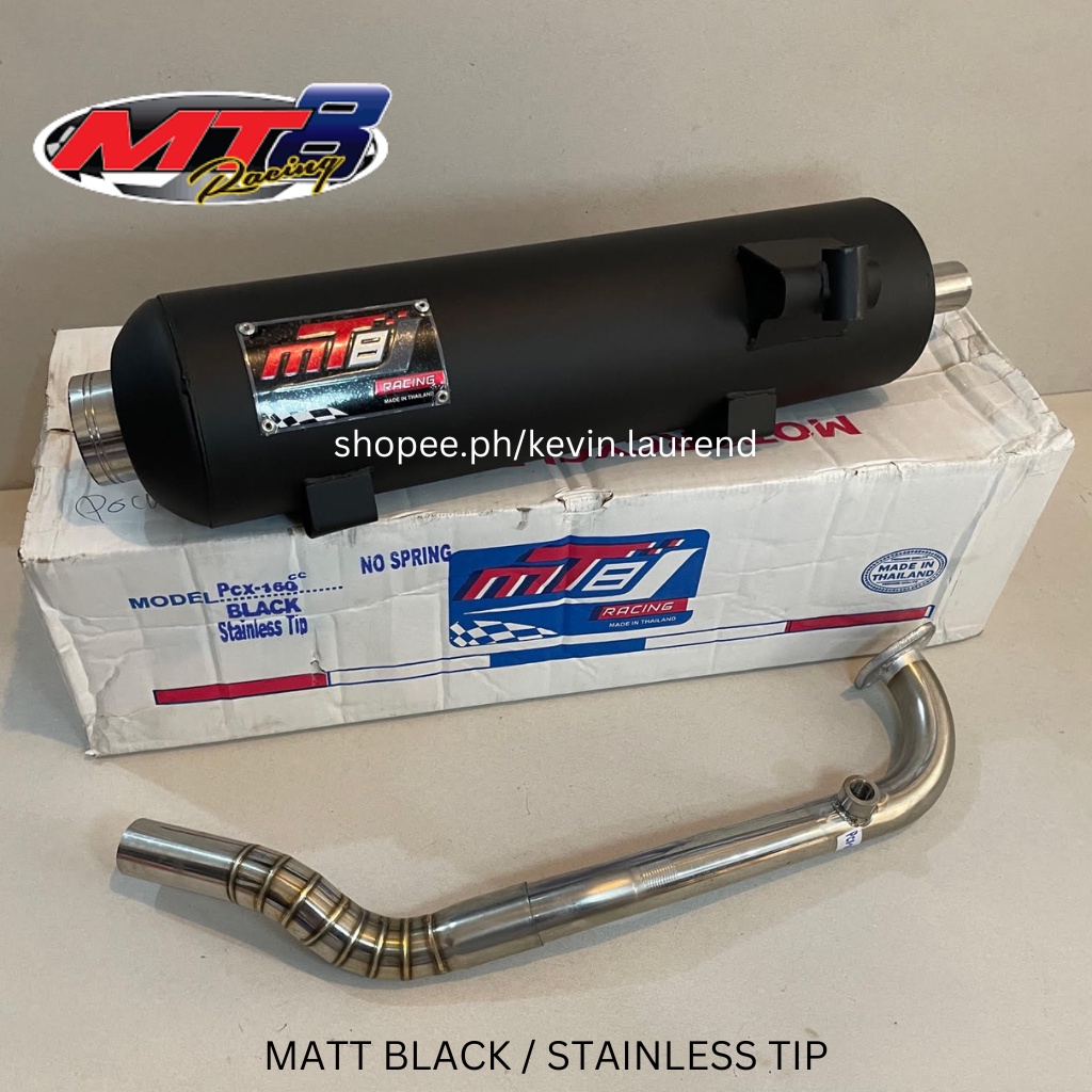 MT8 Pipe PCX 160 Honda | Stainless Tip / Titanium Tip / Ratlook PCX160 ...
