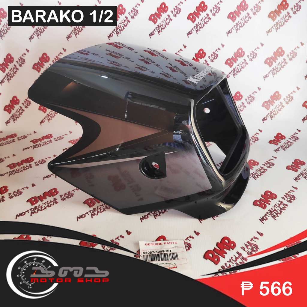 COWLING,HEAD LAMP,EBONY BARAKO 1 AND 2 55057-5059-BQ v01.2025 | Shopee ...