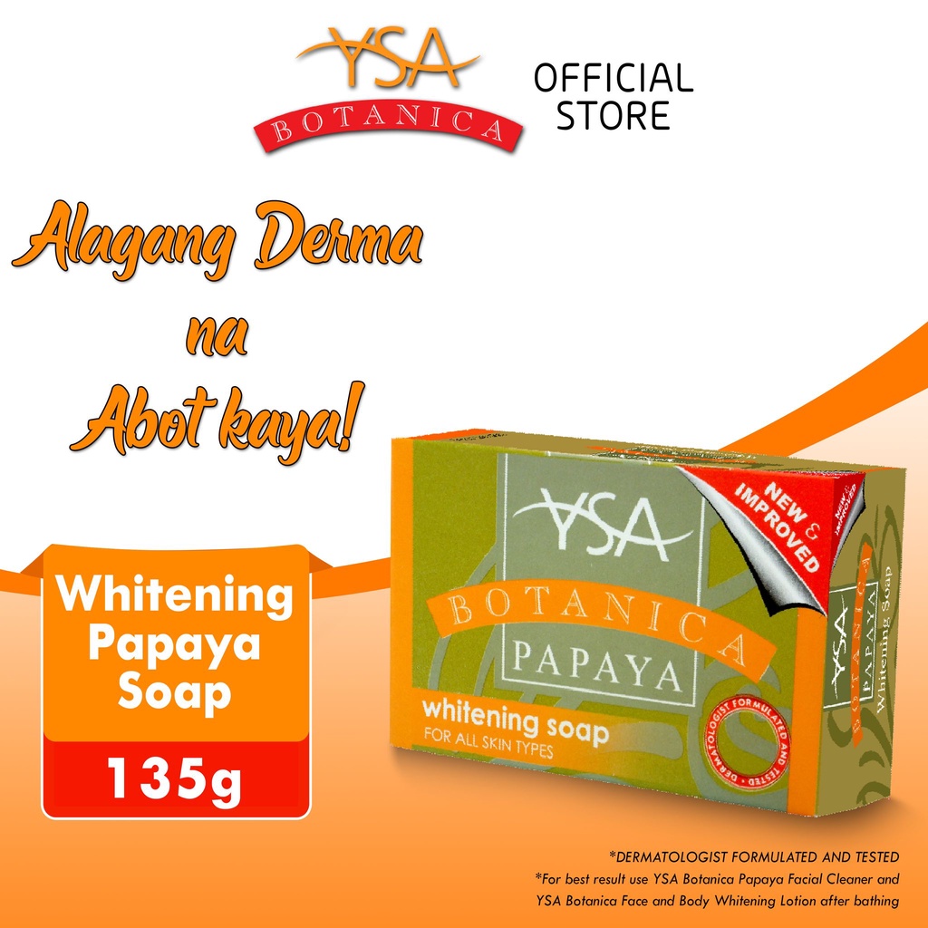 YSA Botanica Papaya Soap 135g | Shopee Philippines