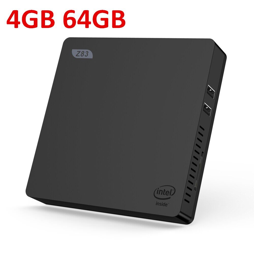 Z83V Z83 TV Box 4G 64G Windows 10 Intel Atom x5-Z8350 4K 3D Mini PC ...