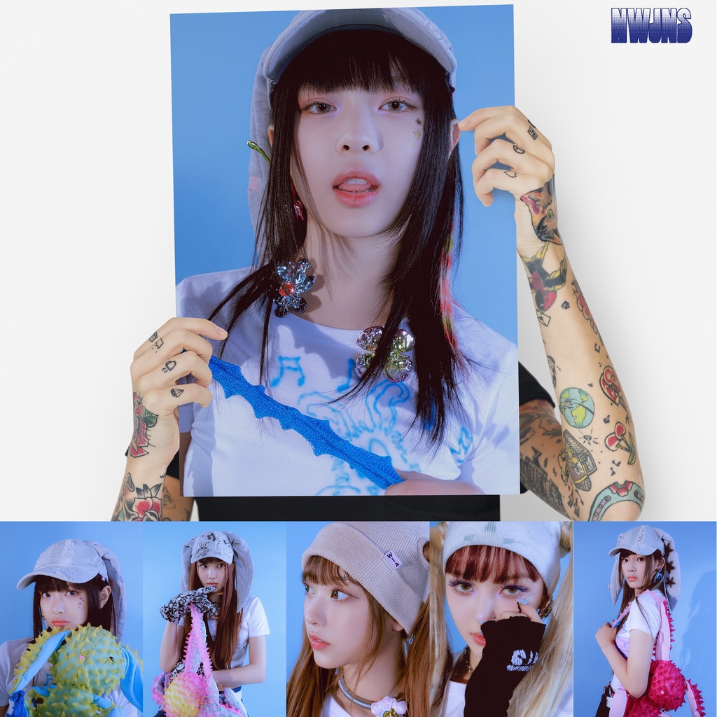 NewJeans OMG A3 A4 Posters High Quality Kpop Poster Hanni Hyein Haerin ...