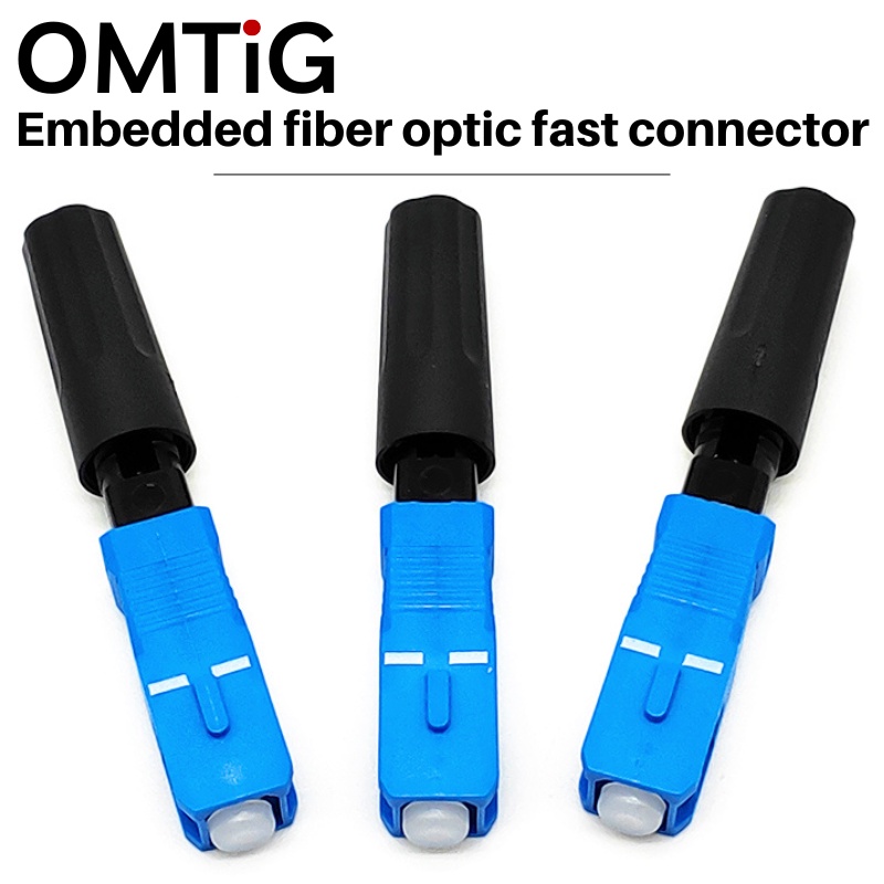 FTTH SC Optic Fiber Quick Cold UPC Fast Connector Embedded Fiber Optic Connector Quick Connector ...