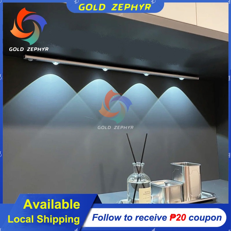 3 Color Dimmable Cat's Eye Light Bar LED Motion Sensor Light USB ...
