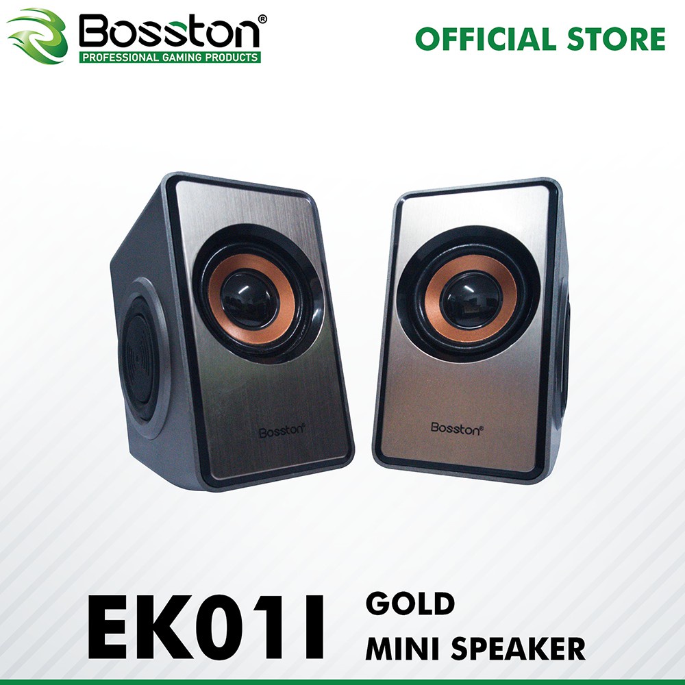 Bosston EK-011 Mini Speaker for Pc and Laptop 3.5 AUX JACK | Shopee ...