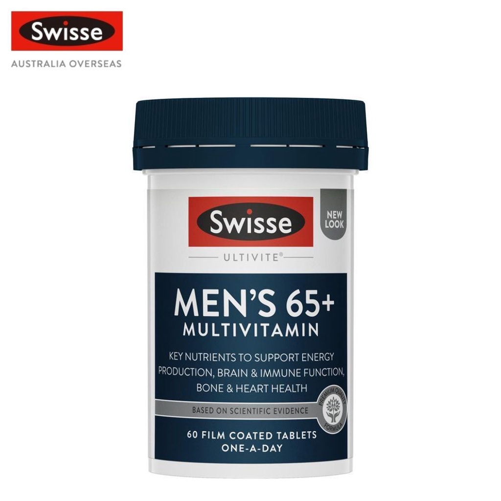 Swisse Men's Ultivite 65 + Multivitamin 60 Tablets (EXP:01 2027) | Shopee Philippines