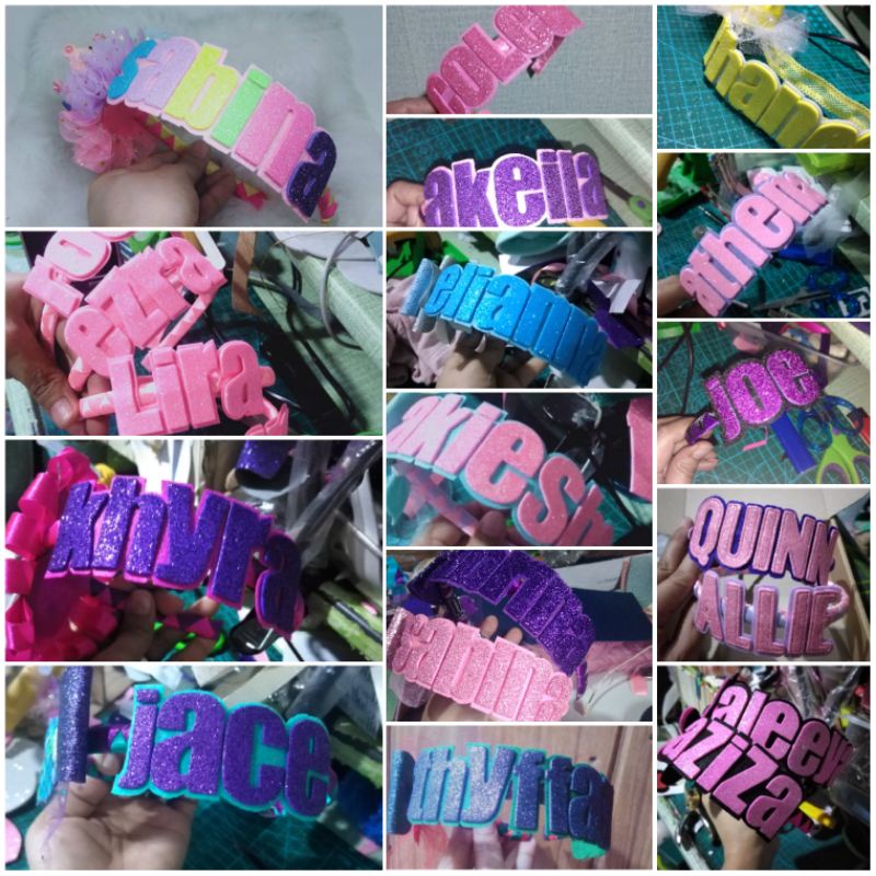 Personalized NAME Headband | Shopee Philippines