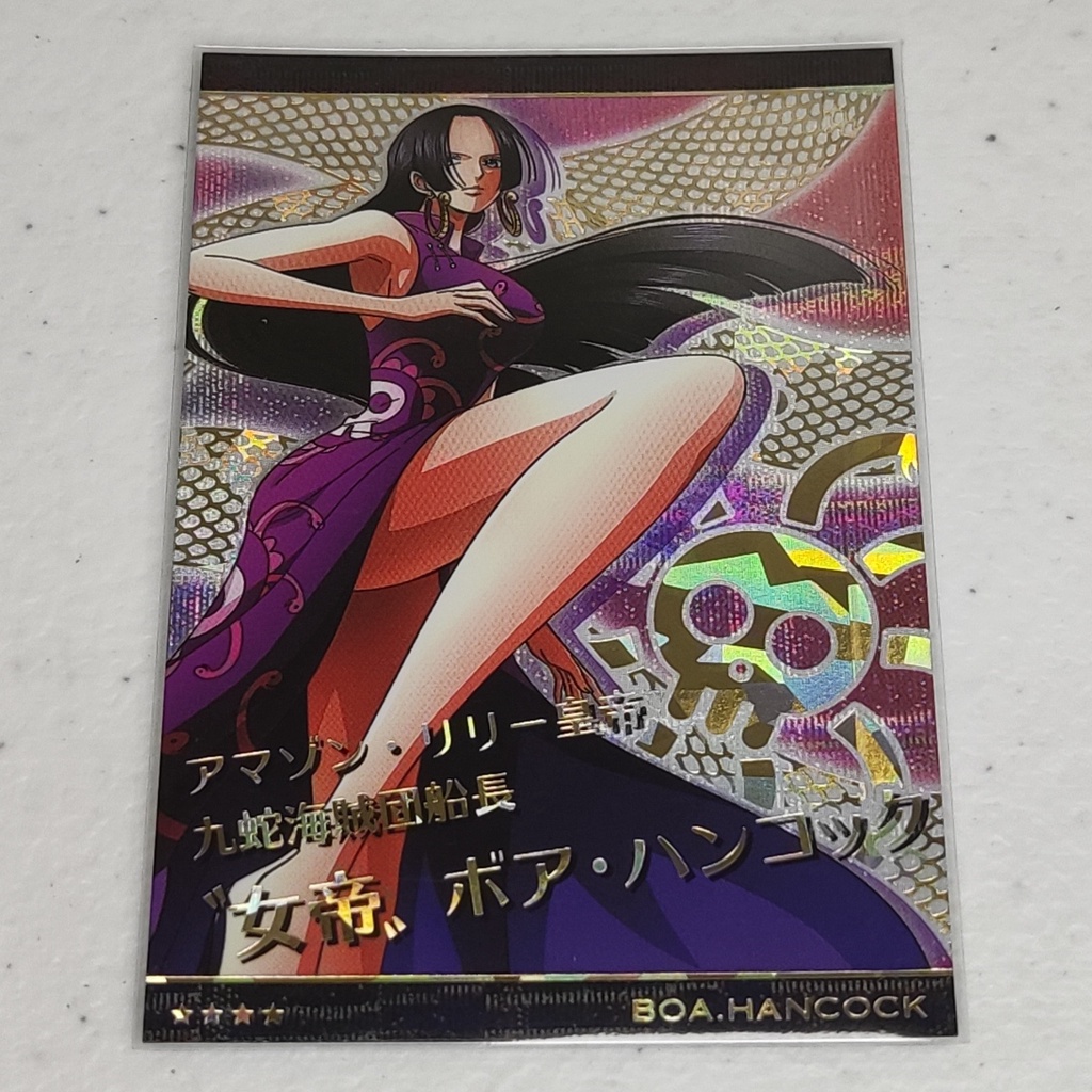 Boa Hancock One Piece Bandai Wafer Card No.9-15 GR | Shopee Philippines