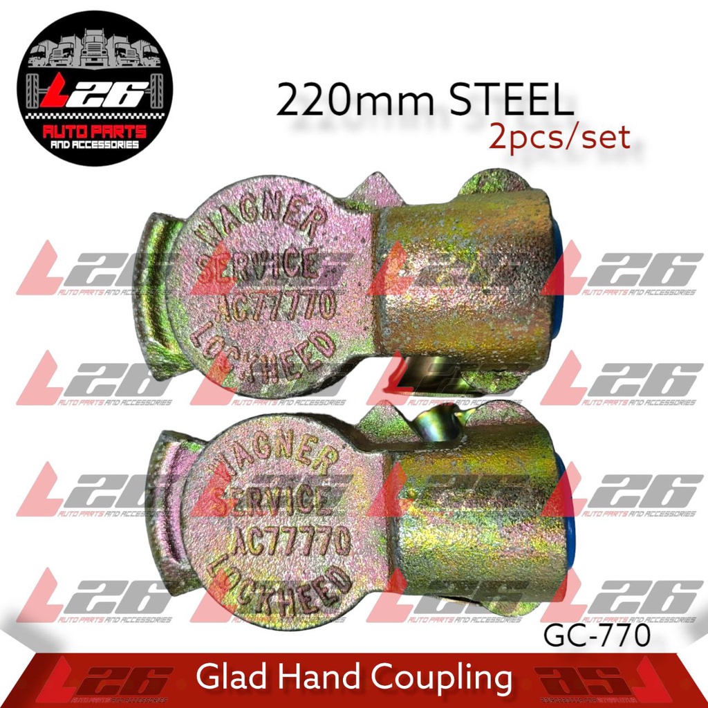 GLAD HAND COUPLING HEAD GC-770 220mm Steel | Shopee Philippines