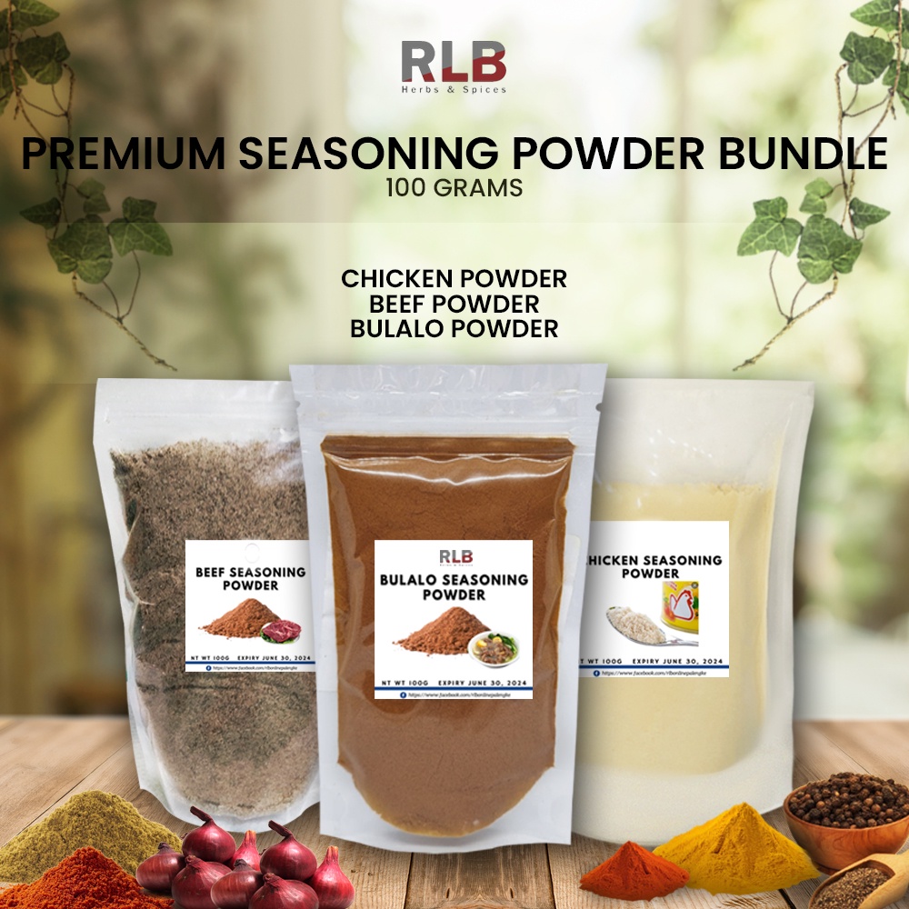 Premium Seasoning Powder Bundle - 100 grams Chicken Powder, Bulalo ...