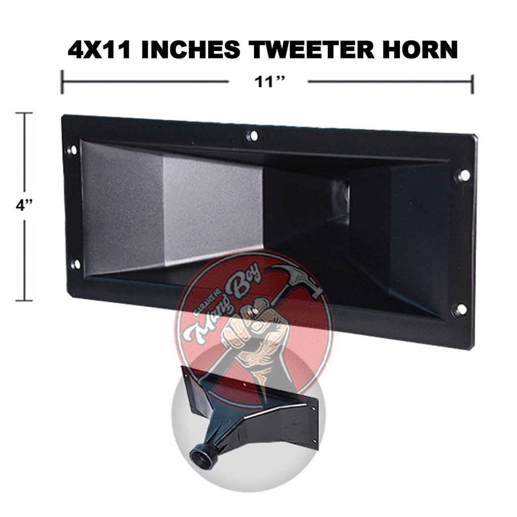 TWEETER HORN 4X11 INCHES TWEETER HORN PLASTIC THREAD TYPE | Shopee ...