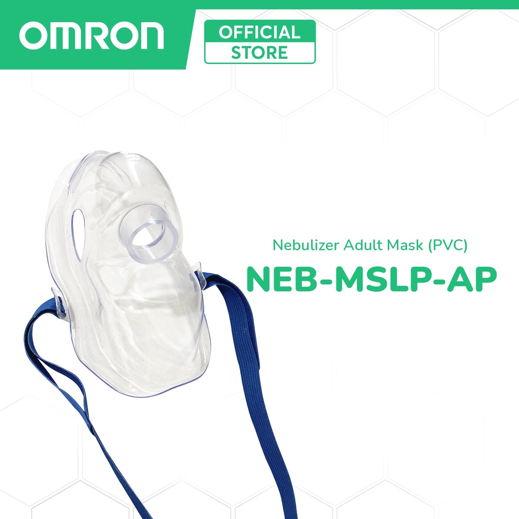 Omron Nebulizer Adult Mask (PVC) NEB-MSLP-AP) | Shopee Philippines