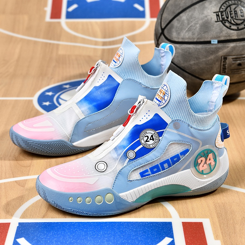 NEW ARRIVAL GAMING BASKETBALL SHOES WITH SPIKETEST HIGH CUT ADJUSTABLE ...