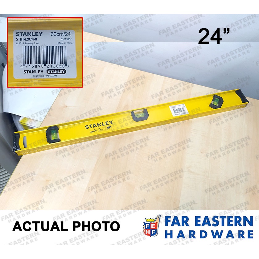 STANLEY Spirit Level Bar 12" | 24" | 36" | 48" STHT | Shopee Philippines