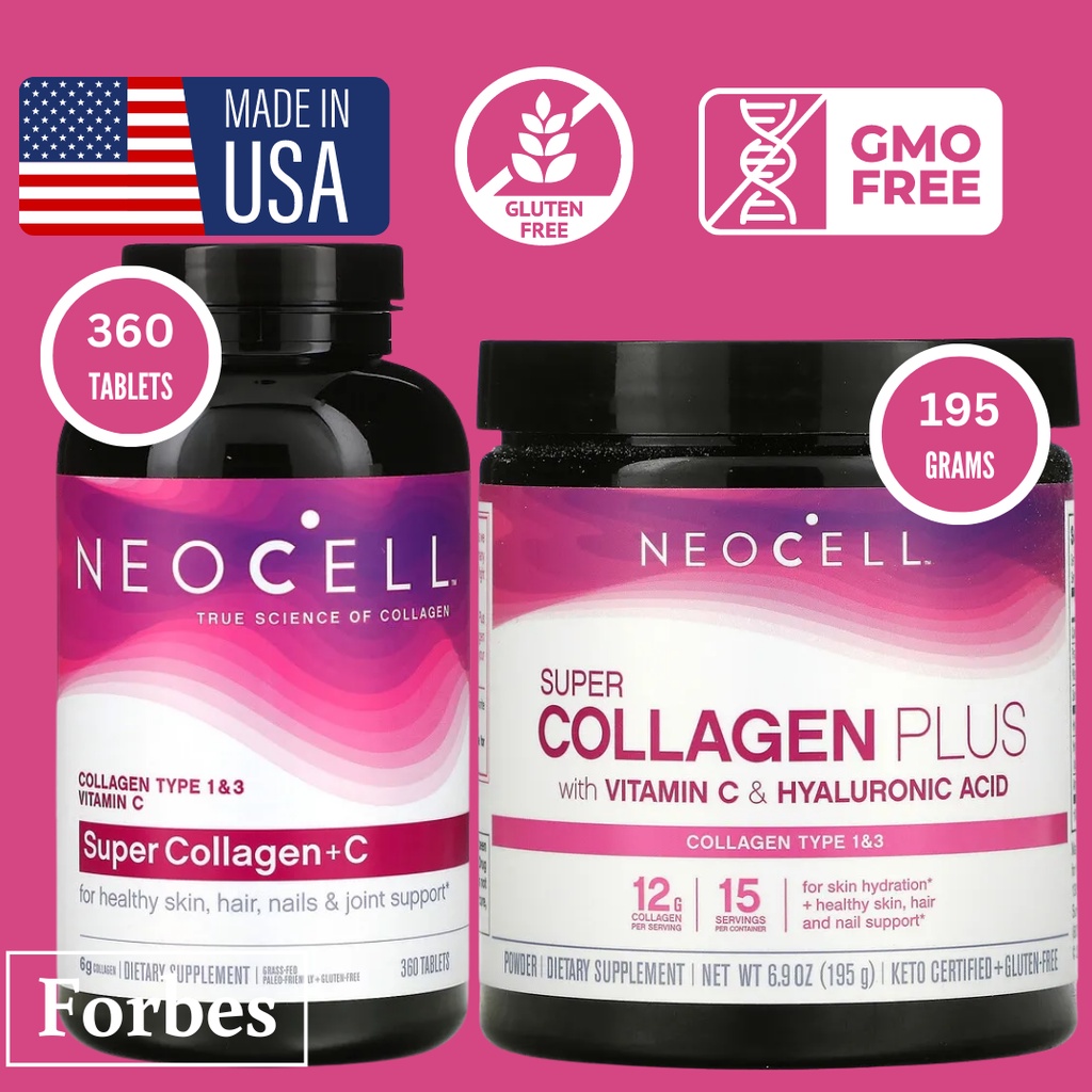 Neocell Super Collagen + Vitamin C, 250 / 120 / 360 Tablets AUTHENTIC ...