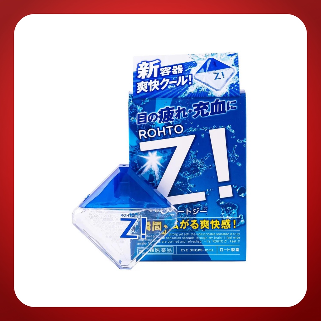ROHTO Z! SUPER COOL Eyedrops (12mL) | Shopee Philippines