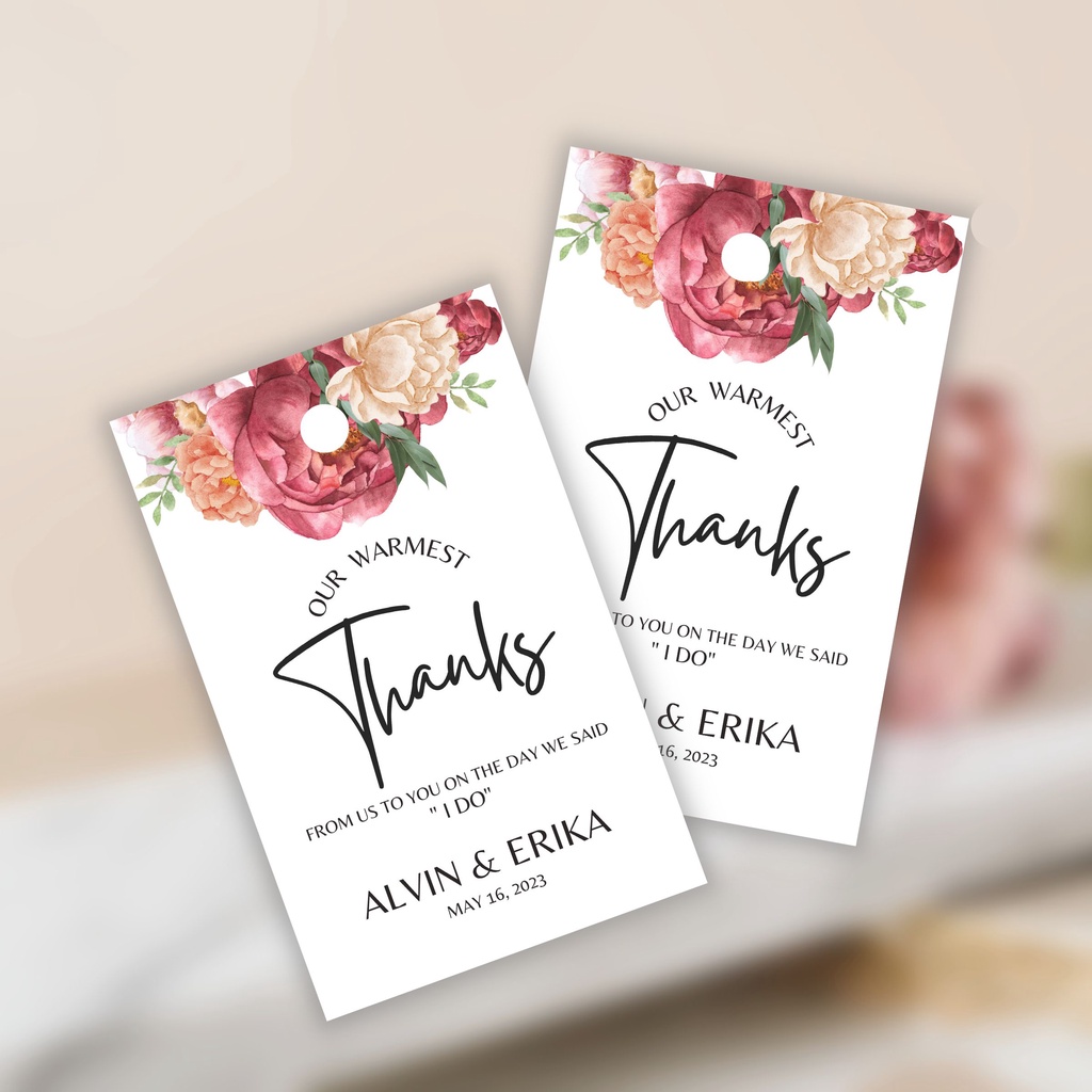 COD Gift Souvenir tag for debut, wedding & birthday gifts & giveaways ...