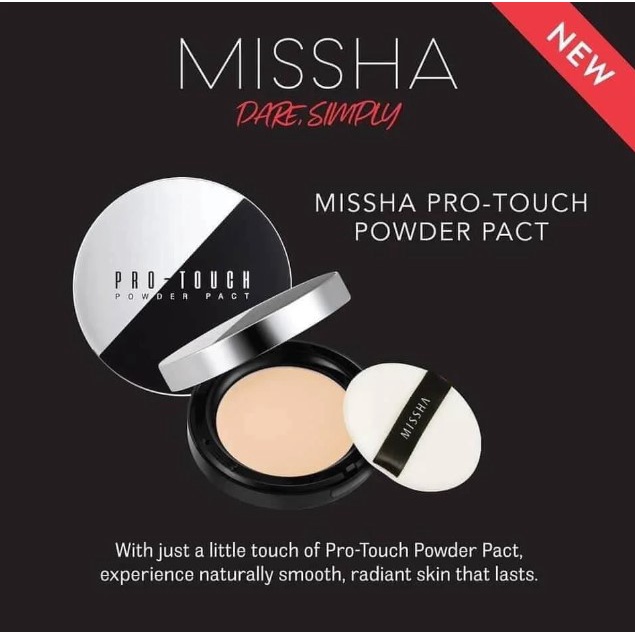 [MISSHA] Pro Touch Powder Pact Face Powder(SPF25 PA++ 10g) | Shopee ...