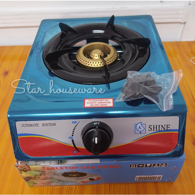 SHINE TABLETOP GAS STOVE SINGLE BURNER WM-818 | Shopee Philippines