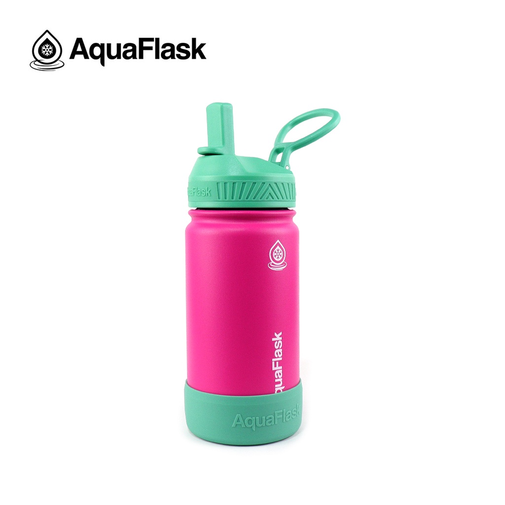 Aquaflask (14oz) Kids Collection Limited Edition with Silicon Boot Aqua ...