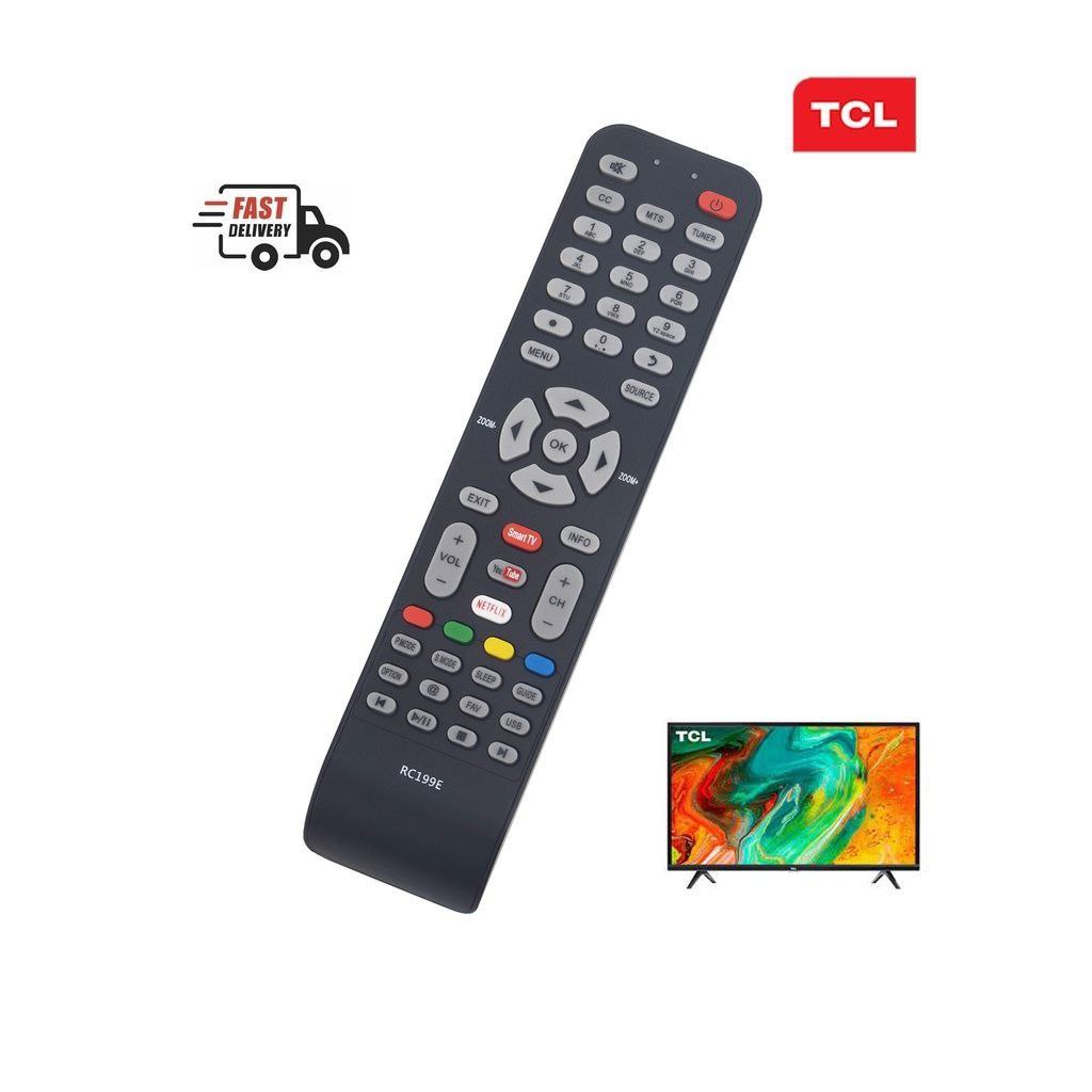 Smart TV Remote Control 06-519W49-C005X for TCL | Shopee Philippines
