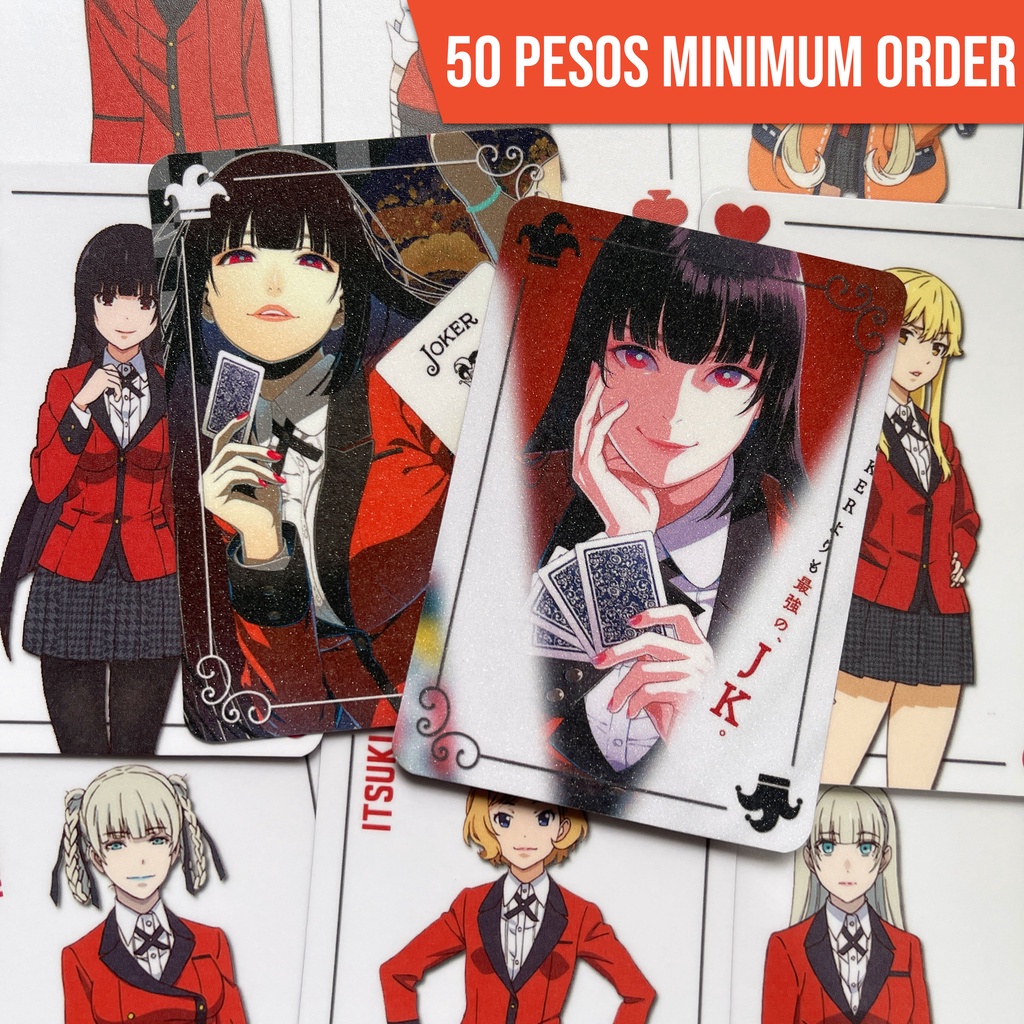 Kakegurui Deck Anime Photocards (Laminated) | Shopee Philippines