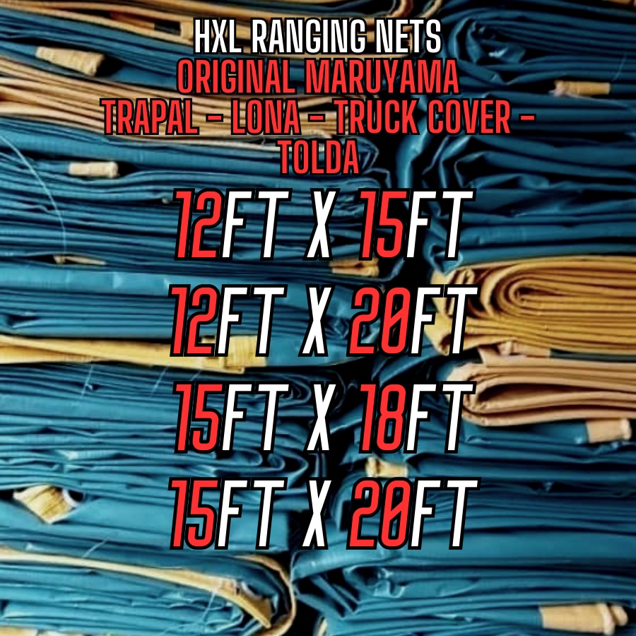 ORIGINAL MARUYAMA / TRAPAL / TOLDA / TRUCK COVER / LONA | Shopee ...