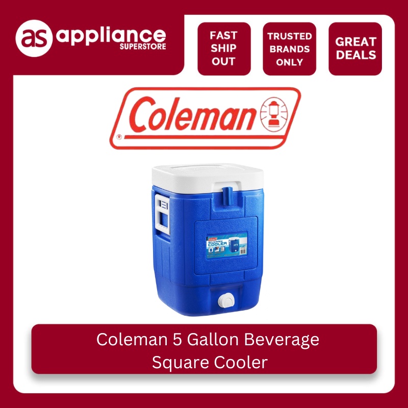 Coleman 5 Gallon Beverage Square Cooler | Shopee Philippines