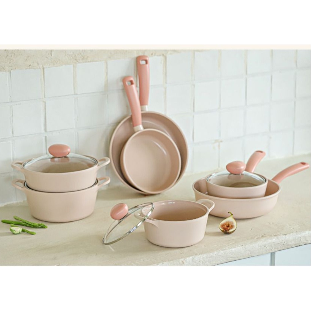 [Made in Korea] Neoflam sherbet cookware Non Stick Frying Pan Wok Pot ...