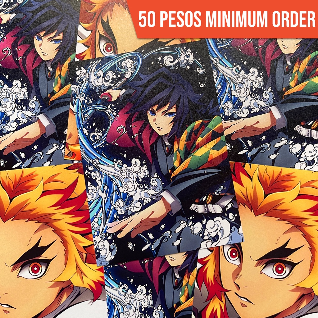 Kimetsu no Yaiba / Demon Slayer Giyu Rengoku Anime Art Prints / Mini ...