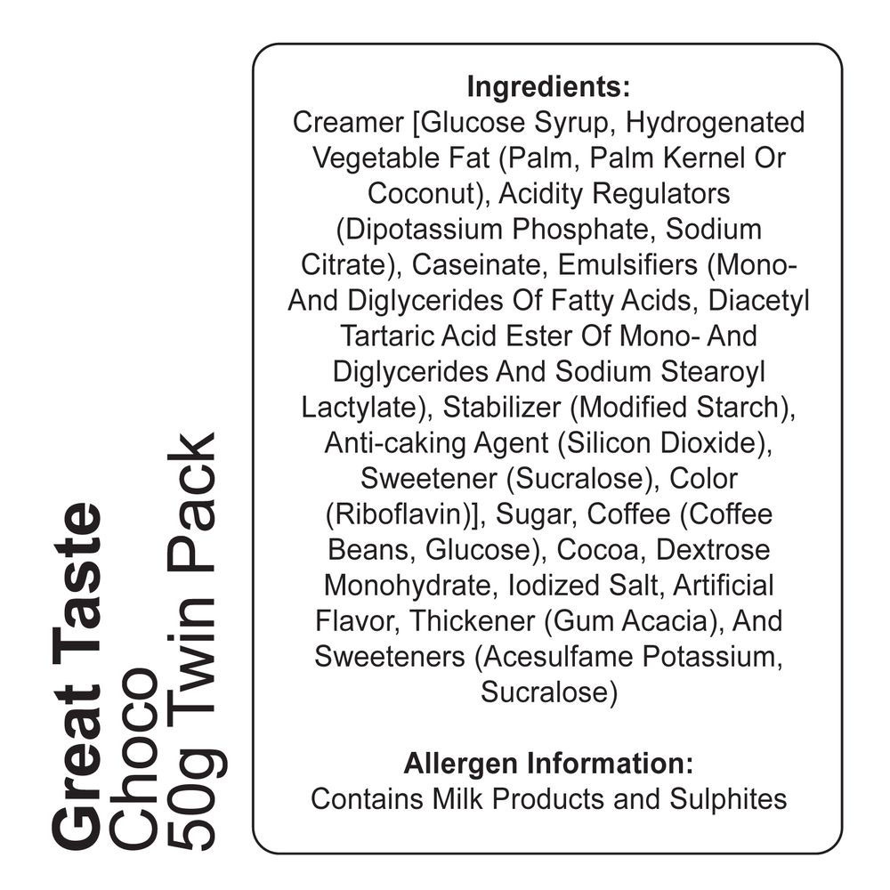 Great Taste Choco 3-in-1 Twin Pack (50g x 10) | Shopee Philippines