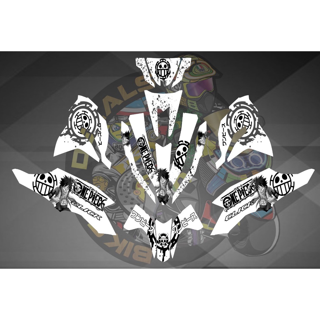 HONDA CLICK V3 FULL DECALS BIKCOL DECALS | Shopee Philippines
