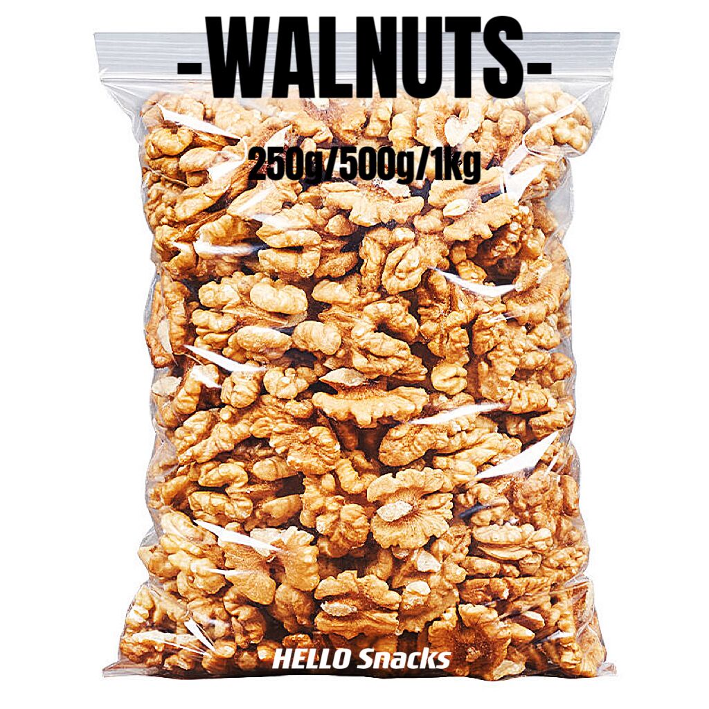 Amber Honey Walnut Kernel,Raw Walnuts (250g, 500g, 1kg) | Shopee ...