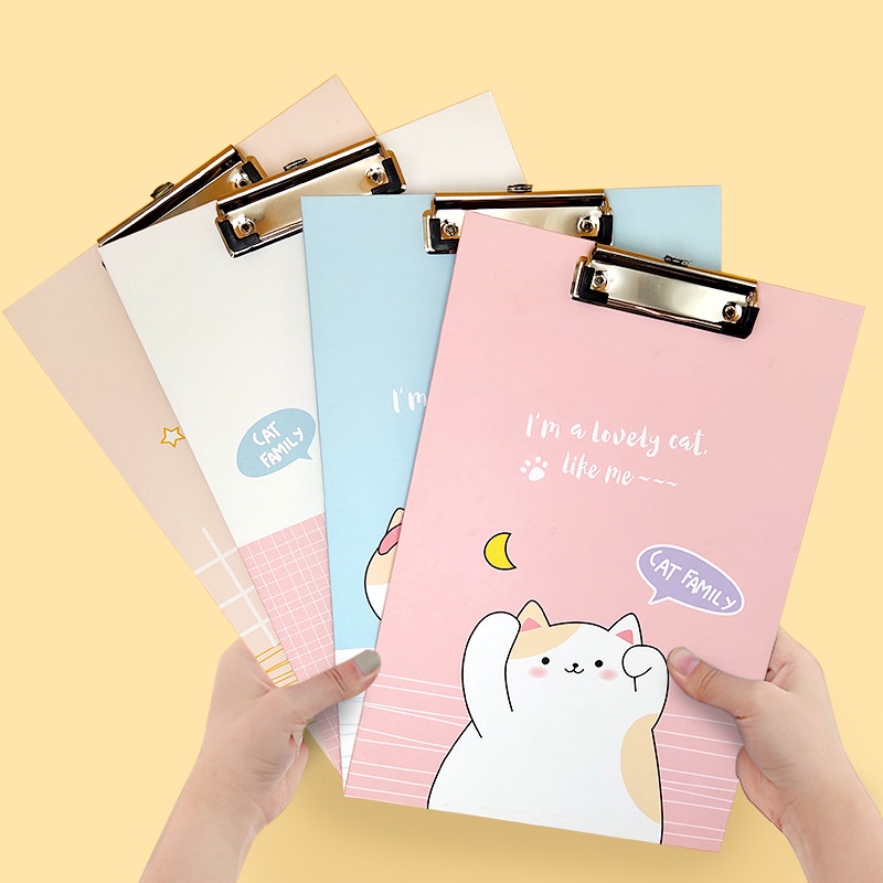 A4 board clip folder data storage book clip office study book wood clip ...