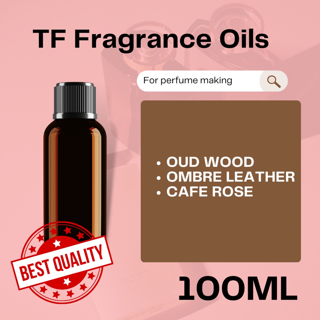 TF 100ML FRAGRANCE OILS Oud Wood Ombre Leather Cafe Rose For Perfume ...