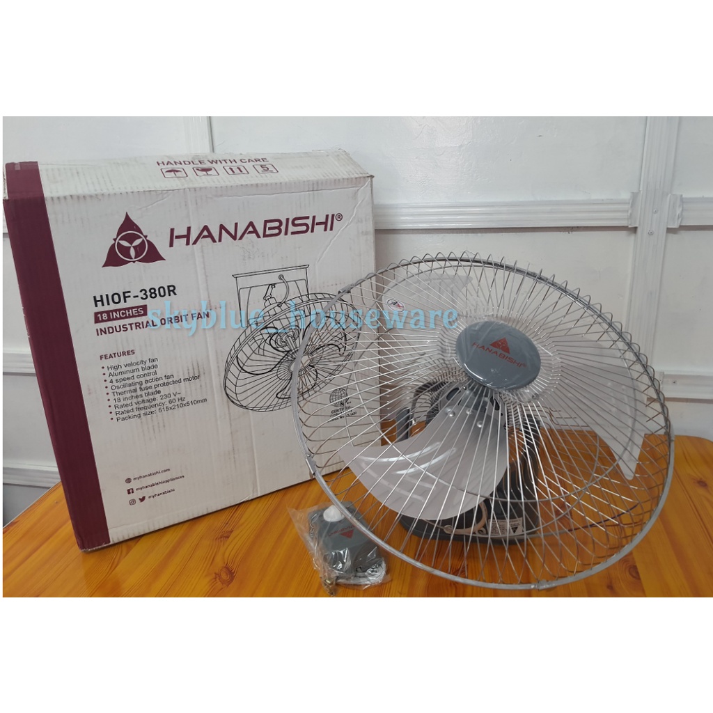 HANABISHI Industrial Orbit Ceiling Fan | Electric Fan HIOF-380R ...
