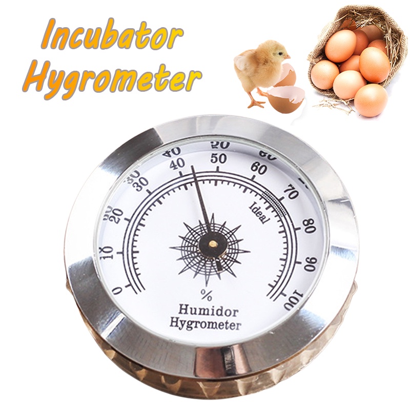 1Pcs Hygrometer Analog Hygrometer Mechanical Round Hygrometer Humidity ...