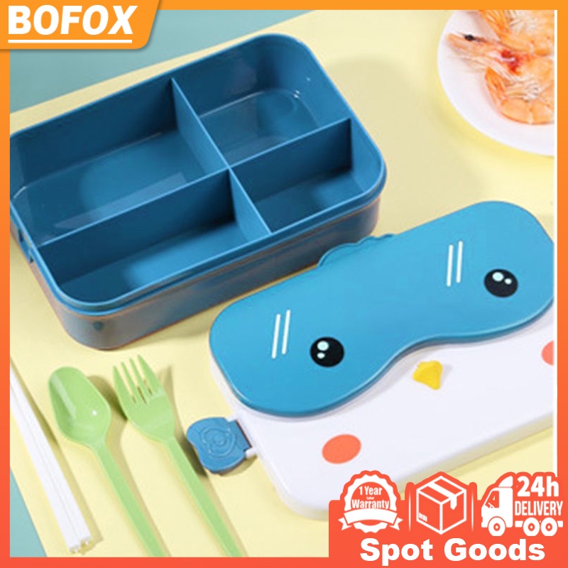 Ready Stock Students Insulation Bento Box Square Insulation Meal Box ...