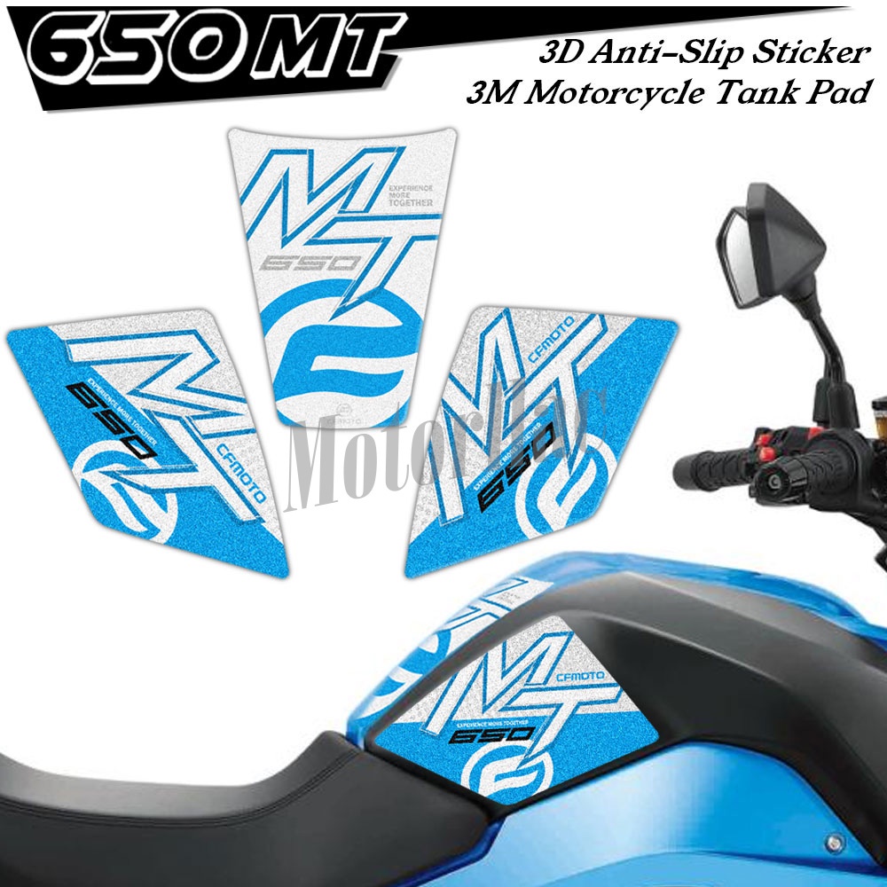 3M Motorcycle Side Tank Pad Anti-Slip Sticker Gas Knee Grip Protector ...