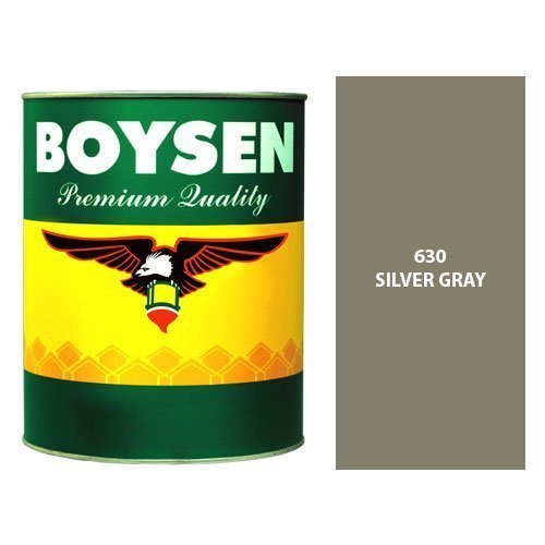 Boysen Quick Dry Enamel Silver Gray 1 Liter | Shopee Philippines