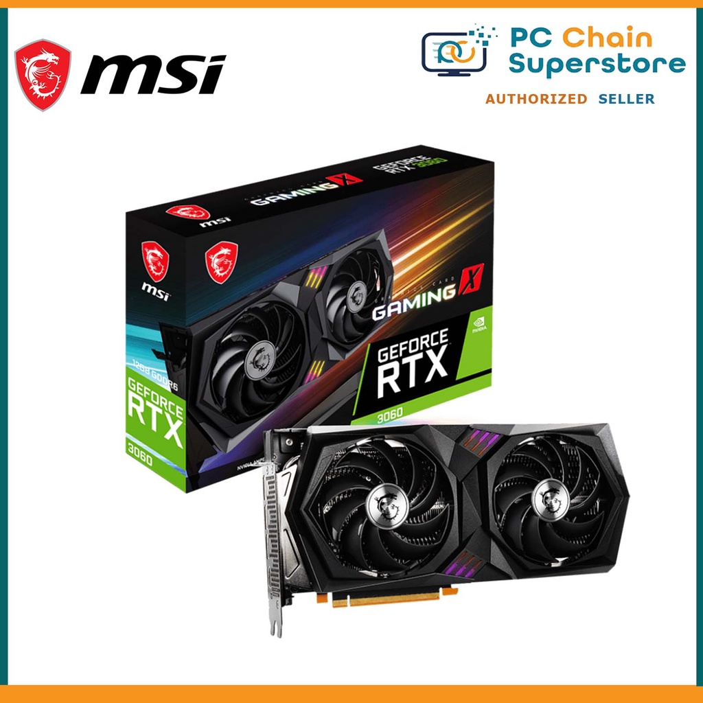 MSI GeForce RTX 3060 ( LHR ) GAMING X 12GB GDDR6 Graphics Card | Shopee ...