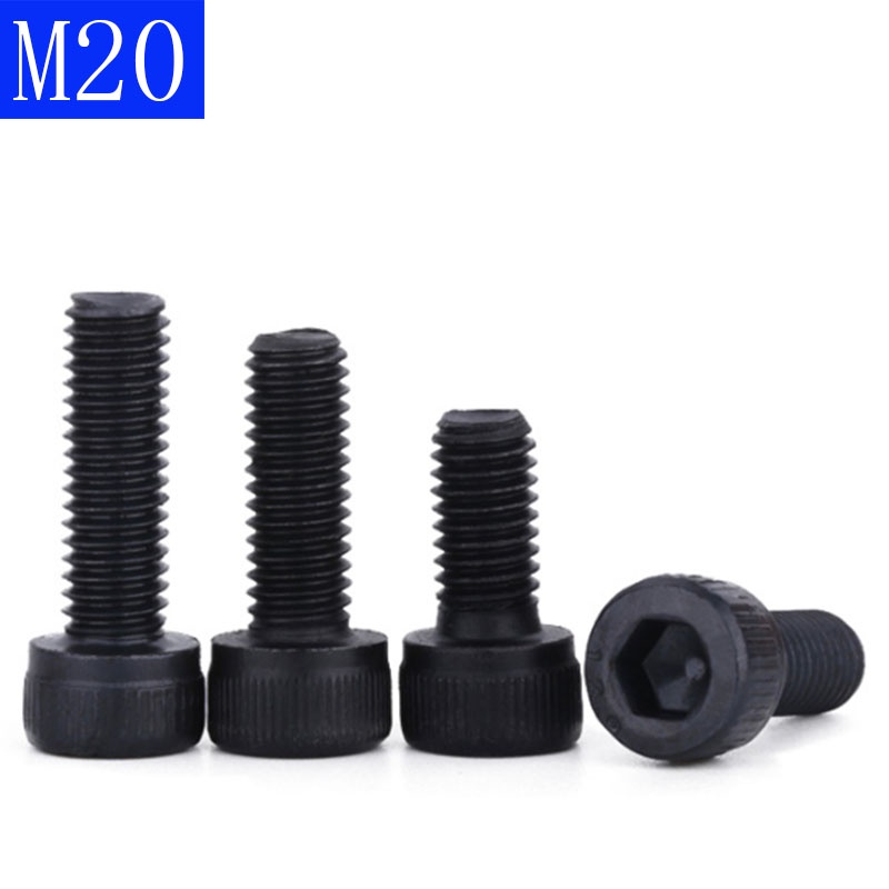 M20 - 2.5 Black 12.9 Grade Alloy Steel Allen Hex Socket Cap Head Screw ...