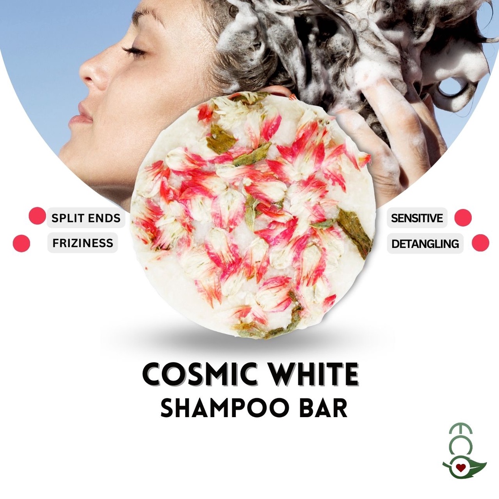 Eco Premium Cosmic White Shampoo and Conditioner Bar 65g - Detangling ...