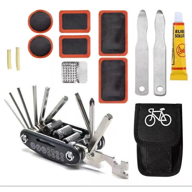 Portable Mountain Bike Repair Tools Kit Bicycle Tool Kit Bike Tool Set ...