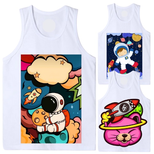 Space Adventure Kids Sando for Boys 1-8 Yrs Old Preskong Damit Pambahay ...
