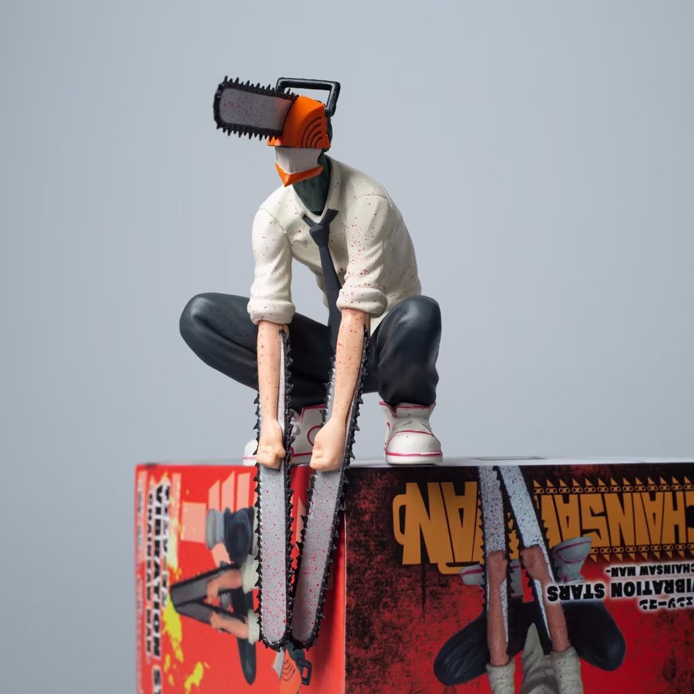 Furyu Animation Chainsaw Man Denji Pressed instant noodle model toy ...